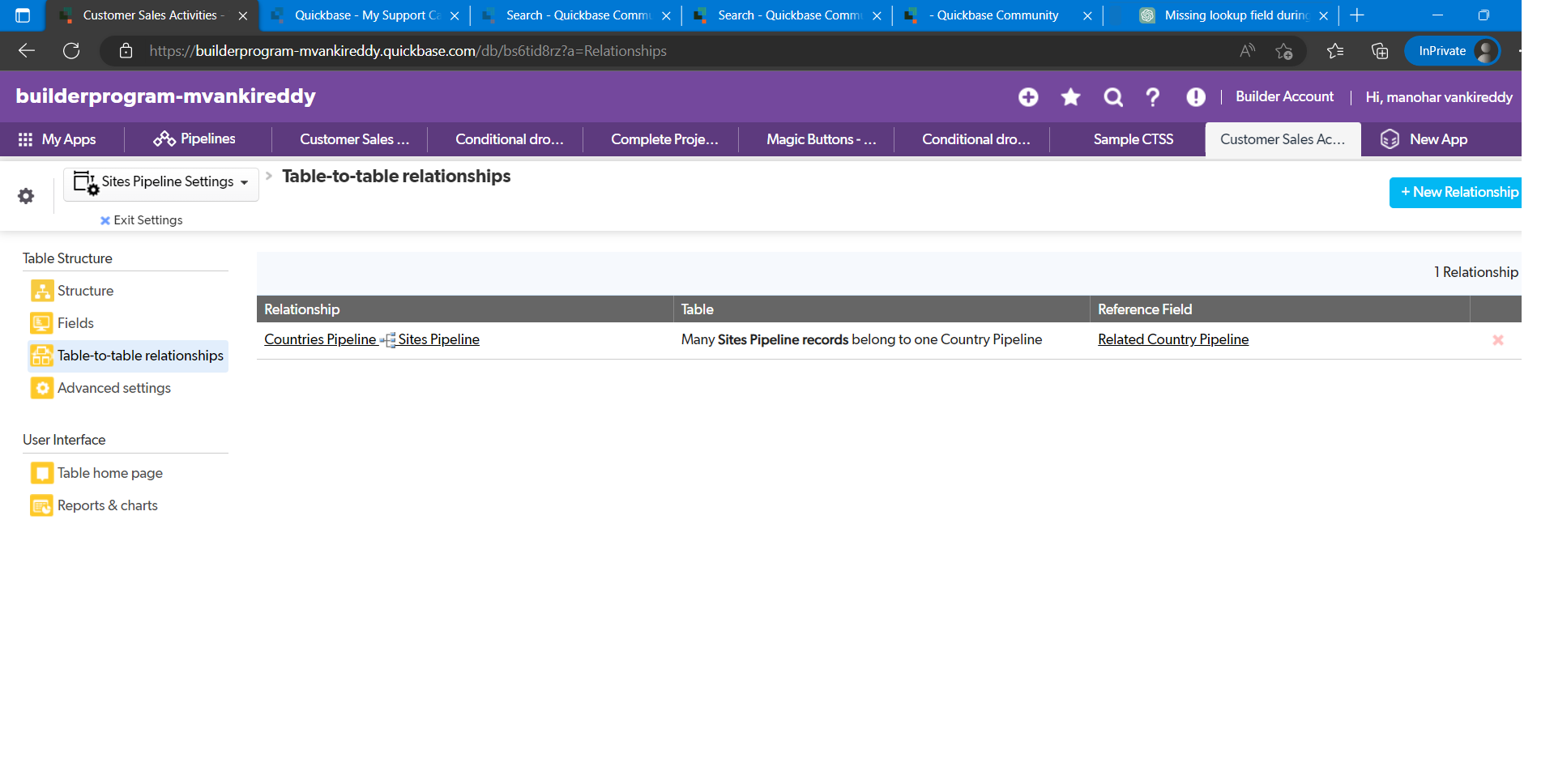 When importing a file into a child table in QuickBase, the parent lookup fields are not ...